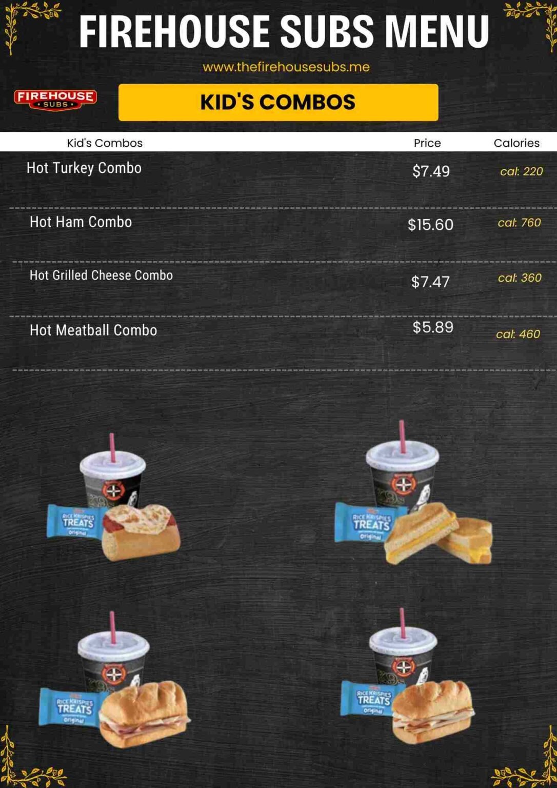Firehouse Subs Menu With Prices | Updated July 2025