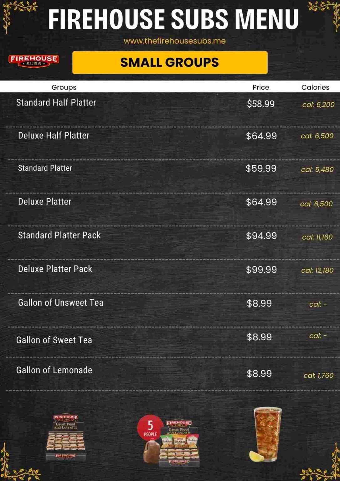 Firehouse Subs Menu With Prices | Updated July 2025